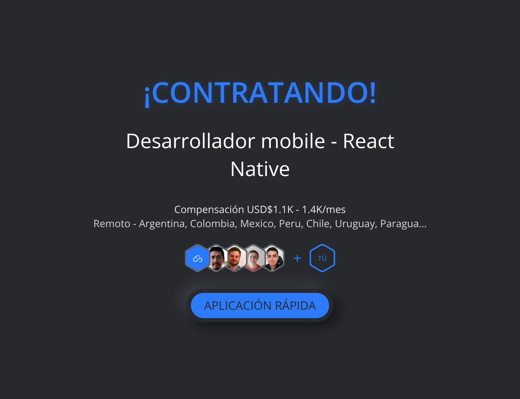 Desarrollador mobile - React Native en Janis | Torre