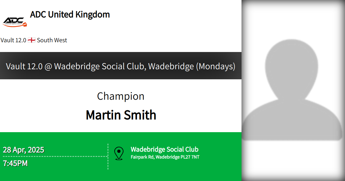 Vault 12.0 @ Wadebridge Social Club, Wadebridge (Mondays)