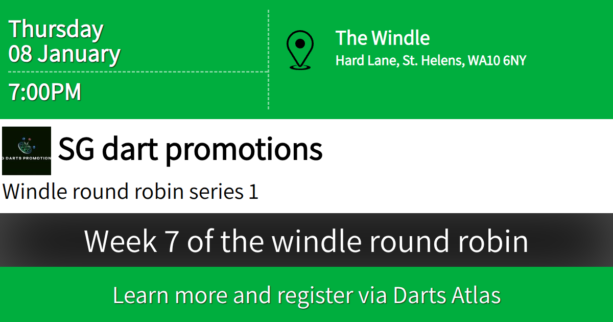 Week 7 of the windle round robin
