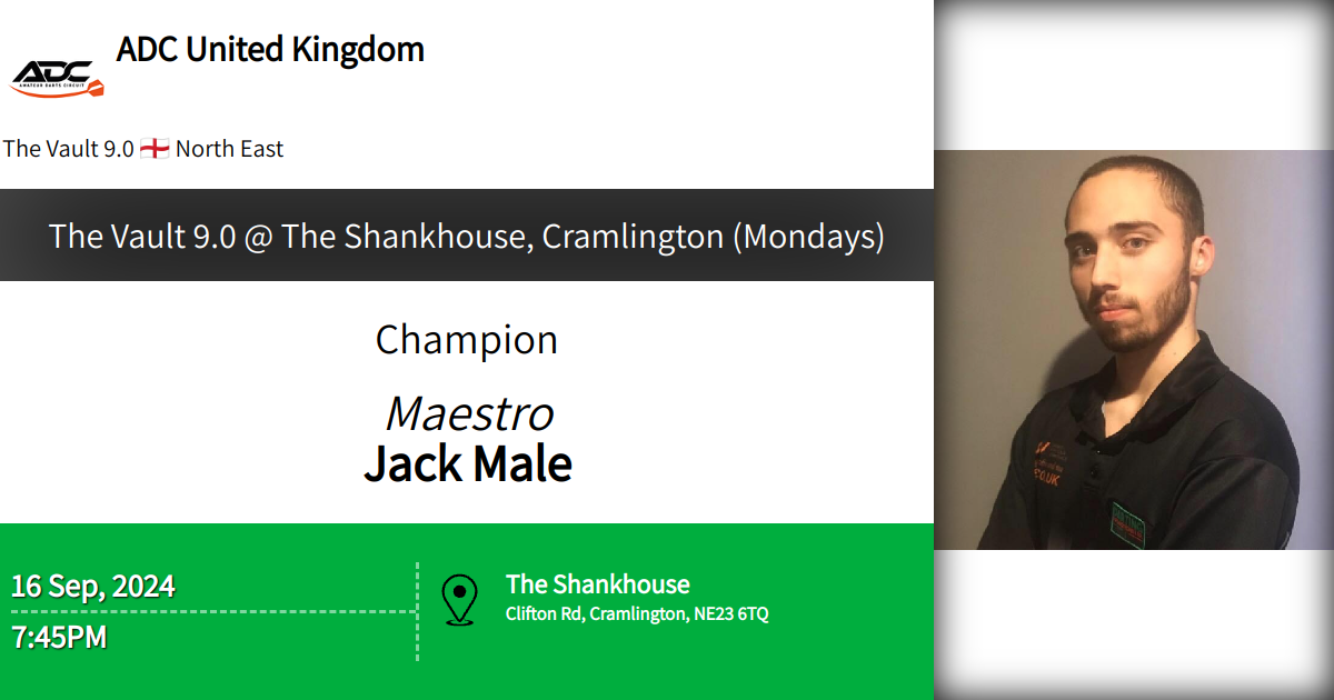 The Vault 9.0 @ The Shankhouse, Cramlington (Mondays)