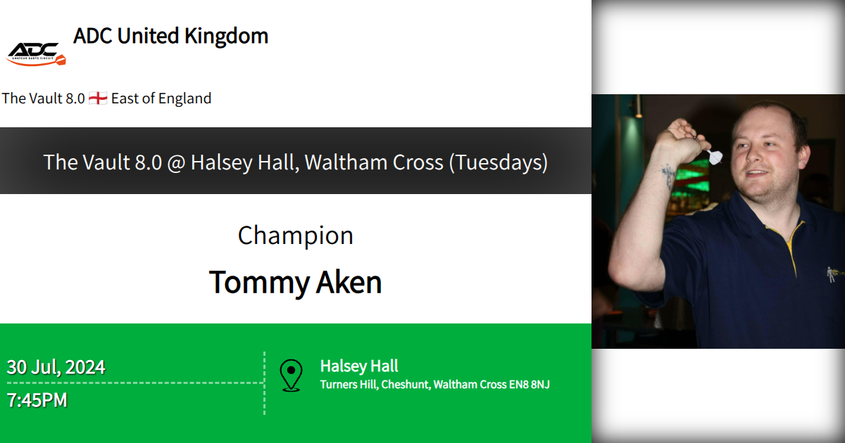 The Vault 8.0 @ Halsey Hall, Waltham Cross (Tuesdays)
