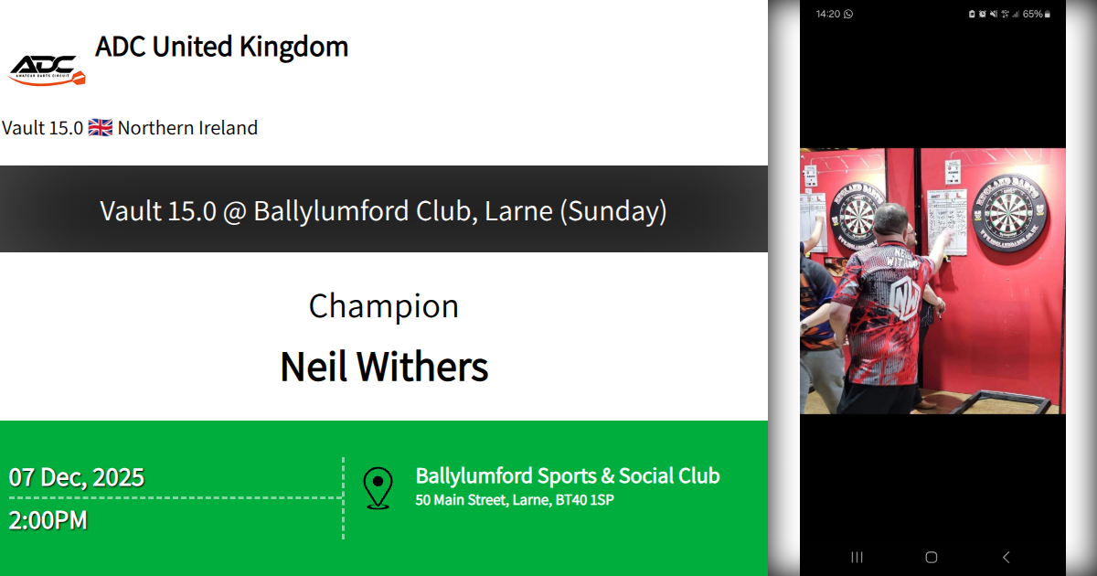 Vault 15.0 @ Ballylumford Club, Larne (Sunday)