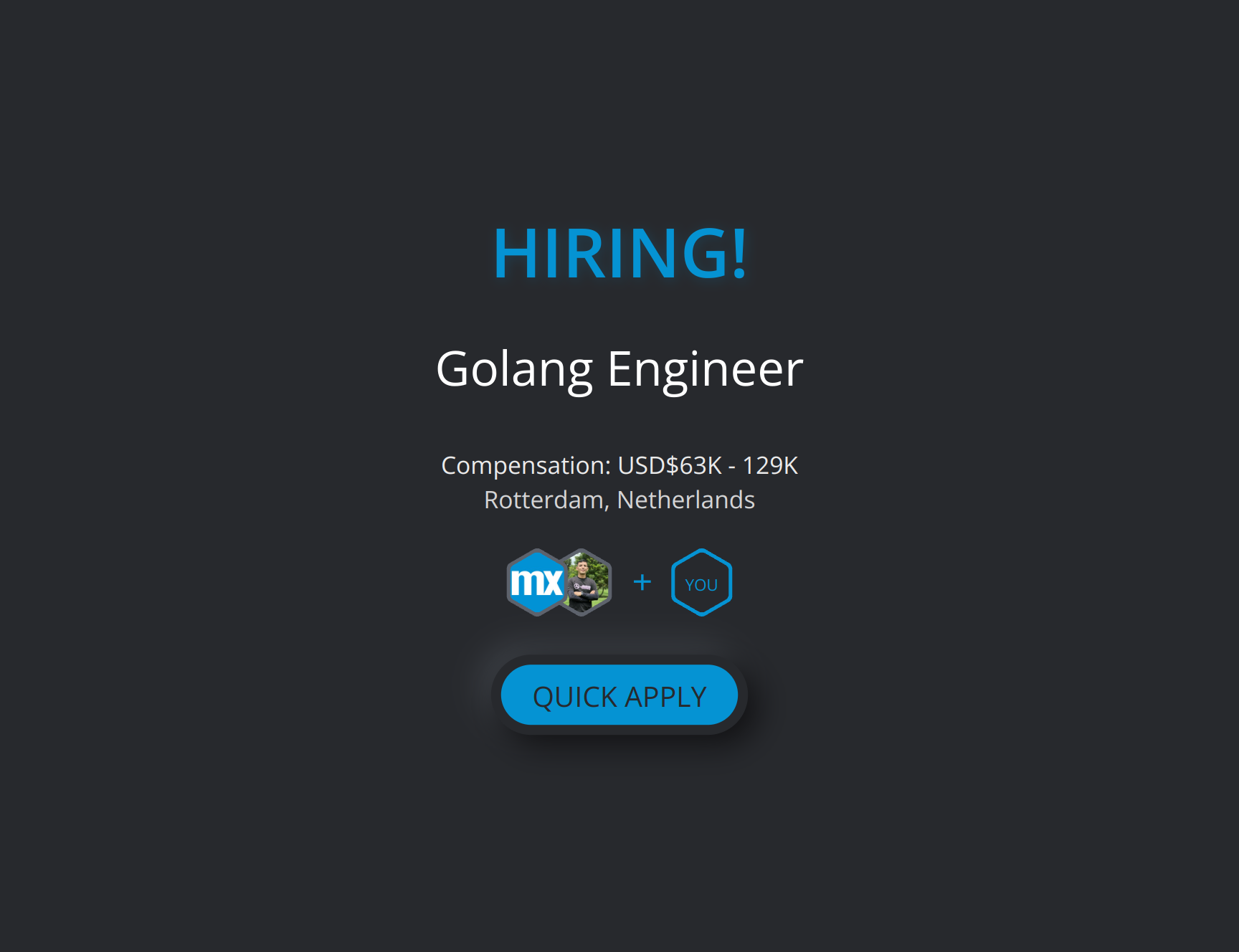 Golang Engineer at Mendix | Torre