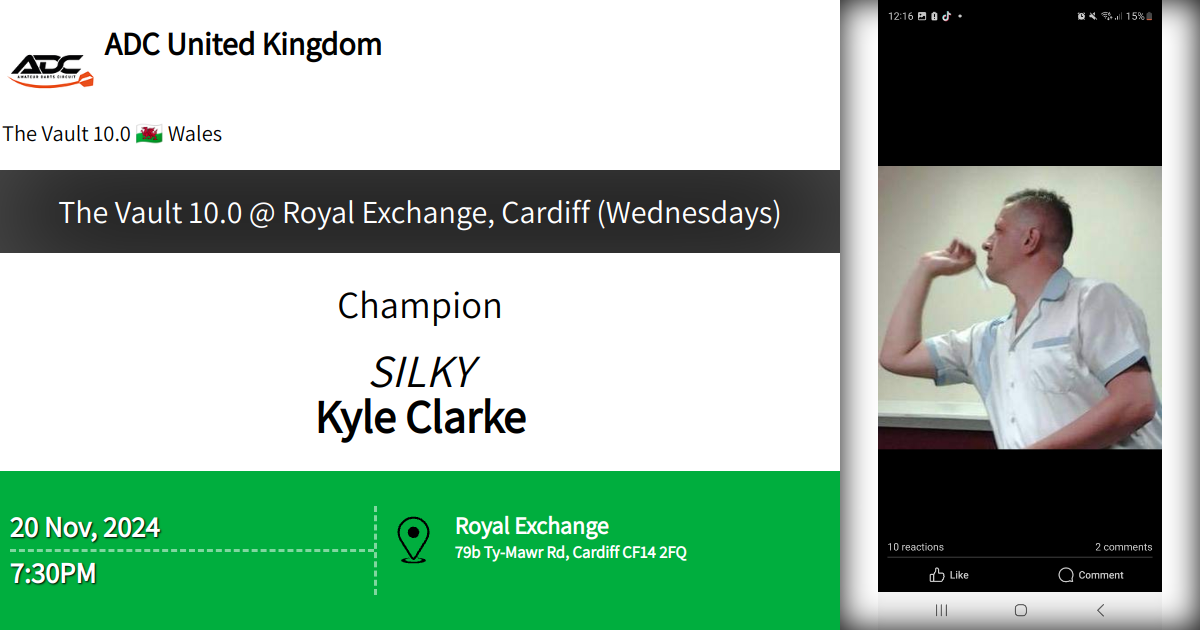 The Vault 10.0 @ Royal Exchange, Cardiff (Wednesdays)