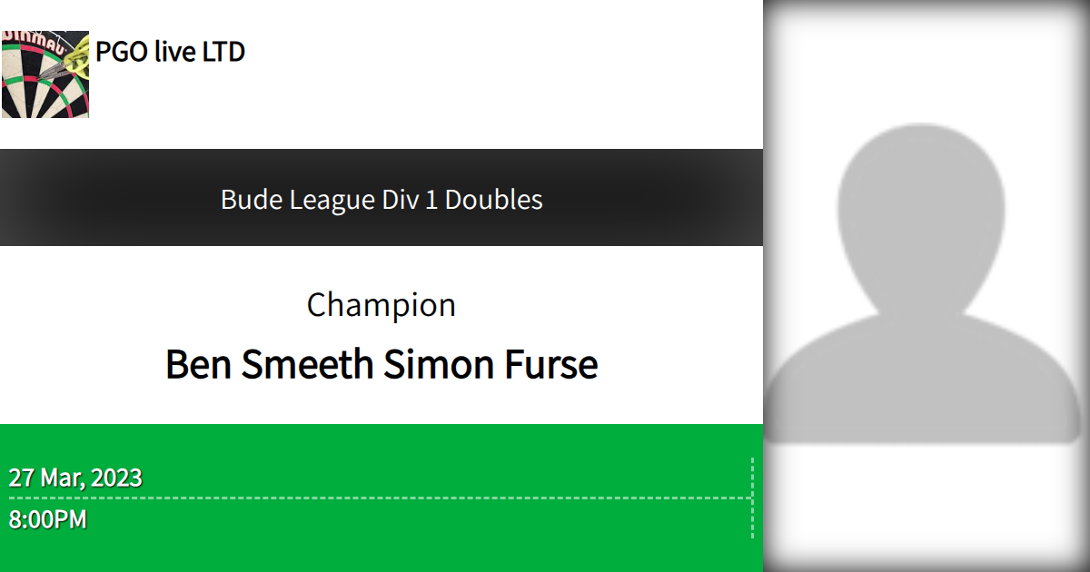 Bude League Div 1 Doubles