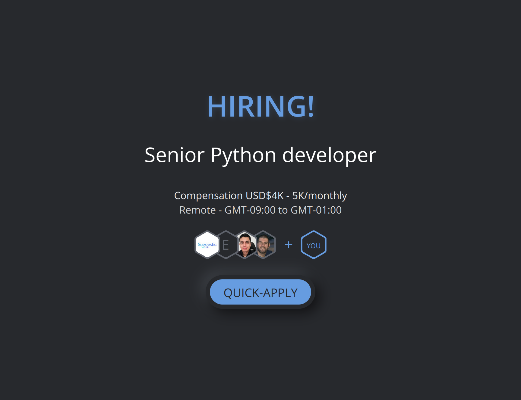 Senior Python developer at Suggestic | Torre