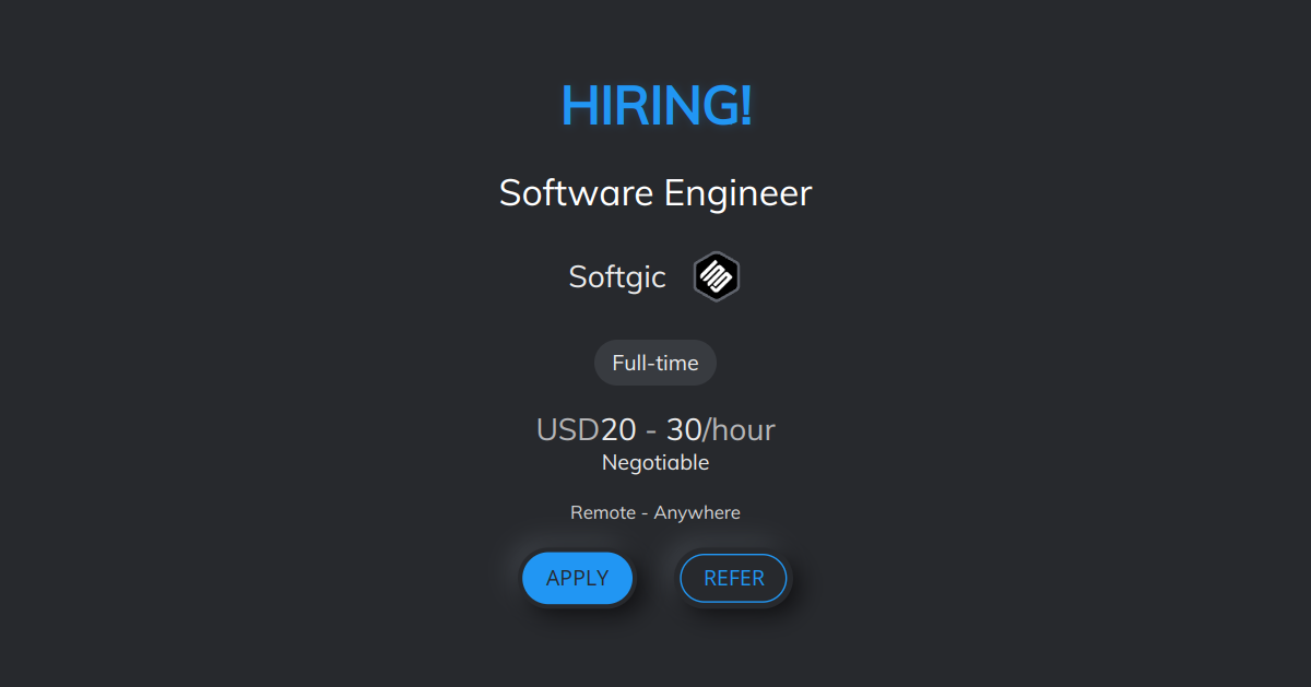 Software Engineer at Softgic | Torre