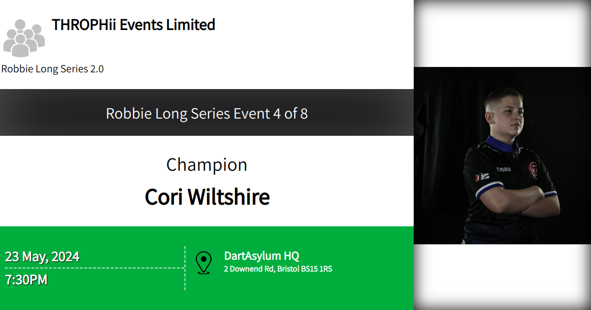 Robbie Long Series Event 4 of 8