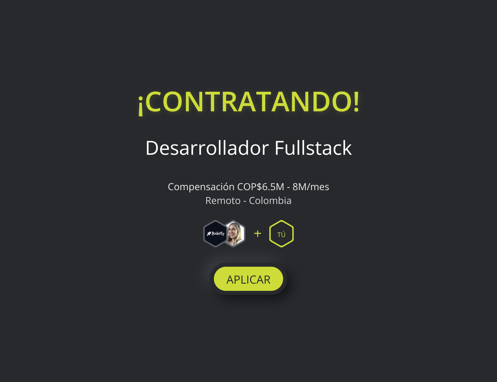 Desarrollador Fullstack en Rocketfy | Torre