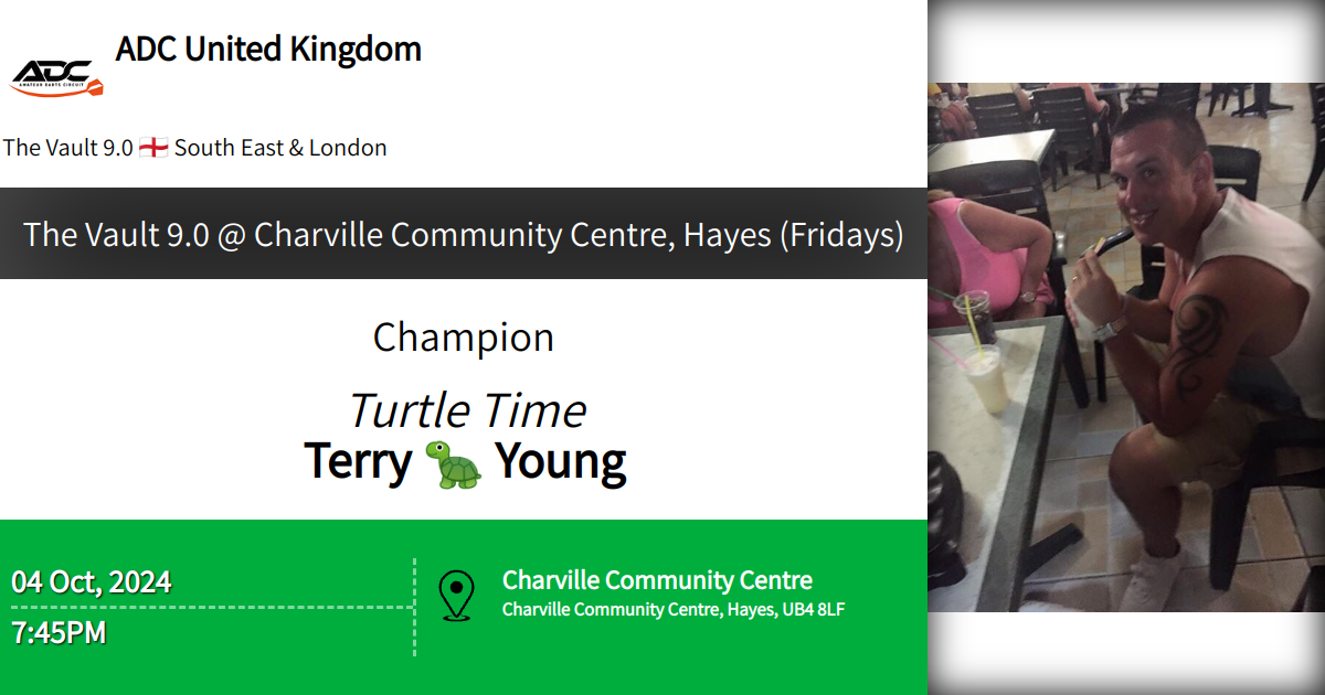 The Vault 9.0 @ Charville Community Centre, Hayes (Fridays)