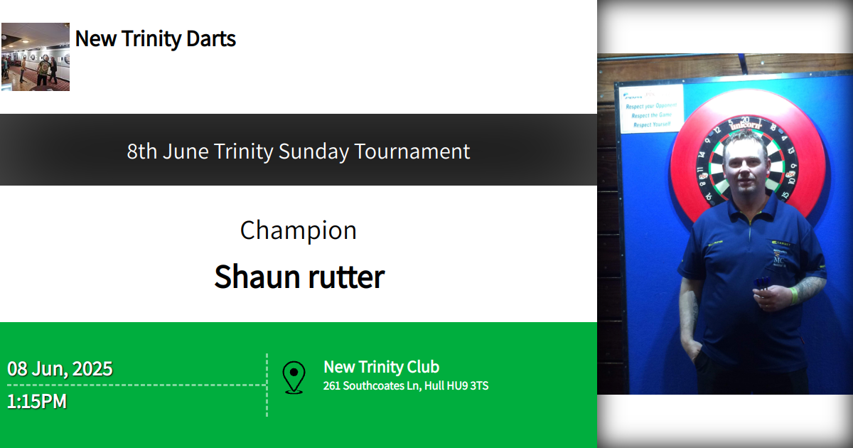 8th June Trinity Sunday Tournament