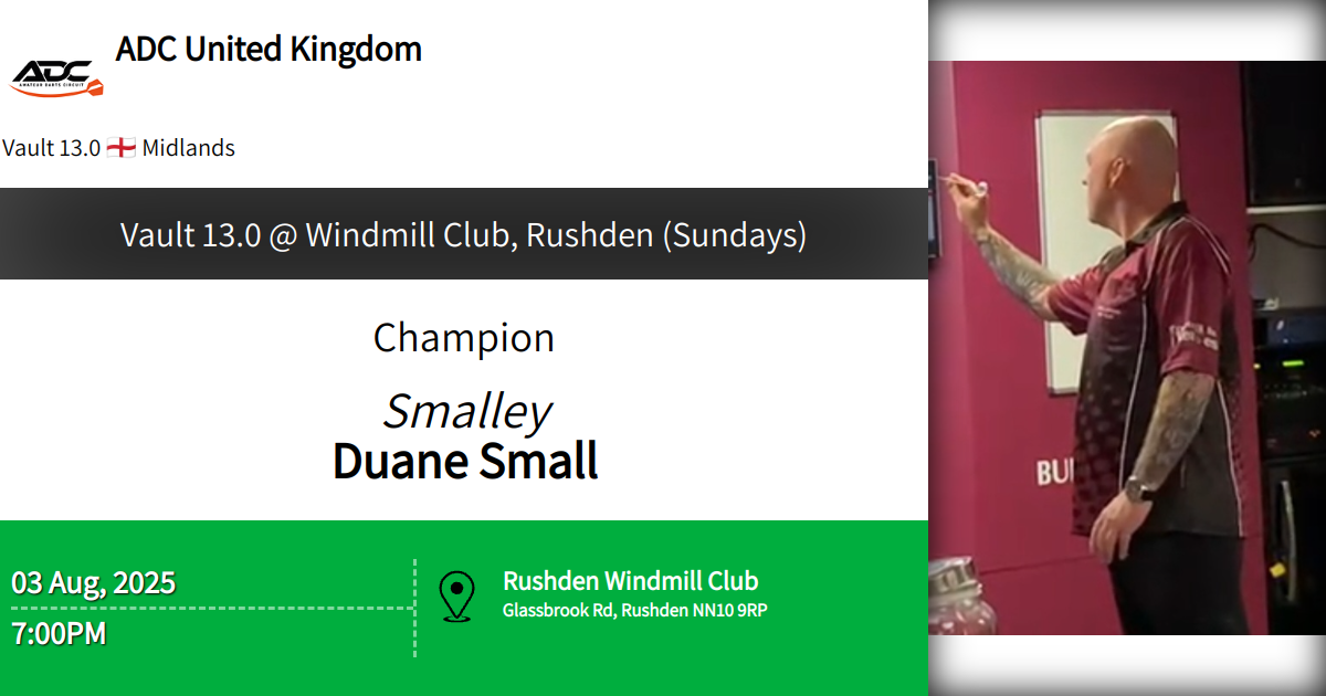 Vault 13.0 @ Windmill Club, Rushden (Sundays)