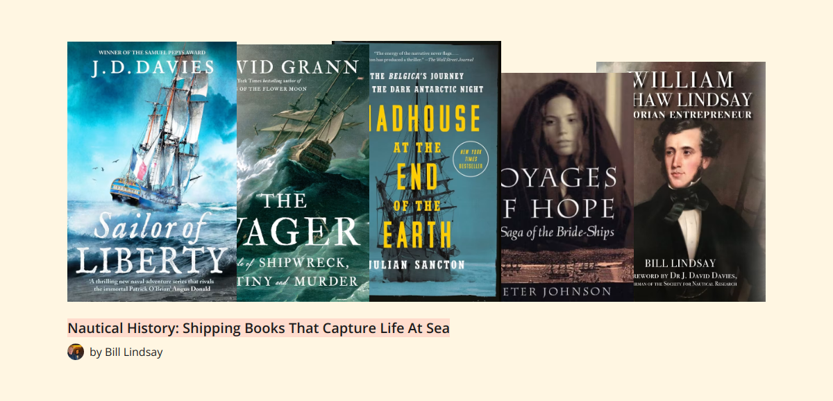 Nautical History: Shipping Books That Capture Life At Sea | Booklisti