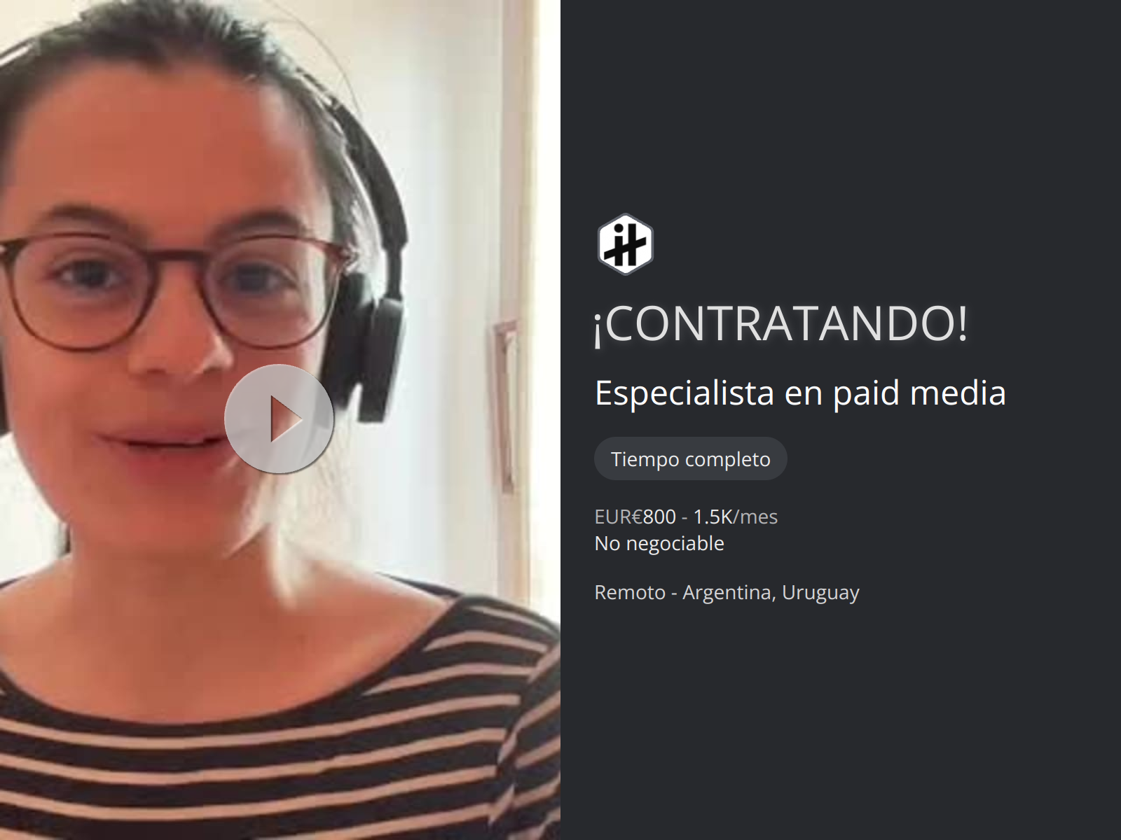 Especialista en paid media en Immoral Marketing | Torre
